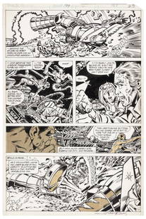 Original George Perez Art * Avengers #199 * 1980 Auction