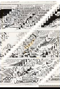 Original George Perez Art * Avengers #199 * 1980 Auction