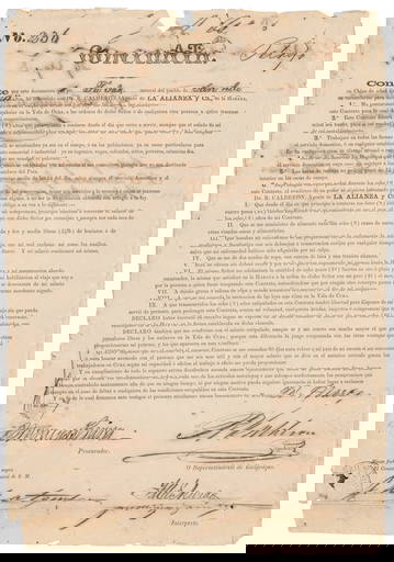 Bilingual Contract For Chinese Laborer In Cuba