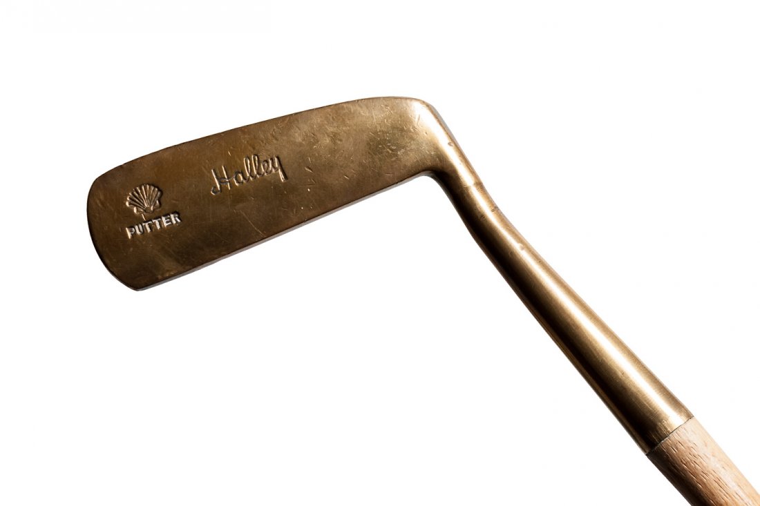 Antique brass putter by JB Halley c1930 - Aug 22, 2013 | PBA Galleries ...