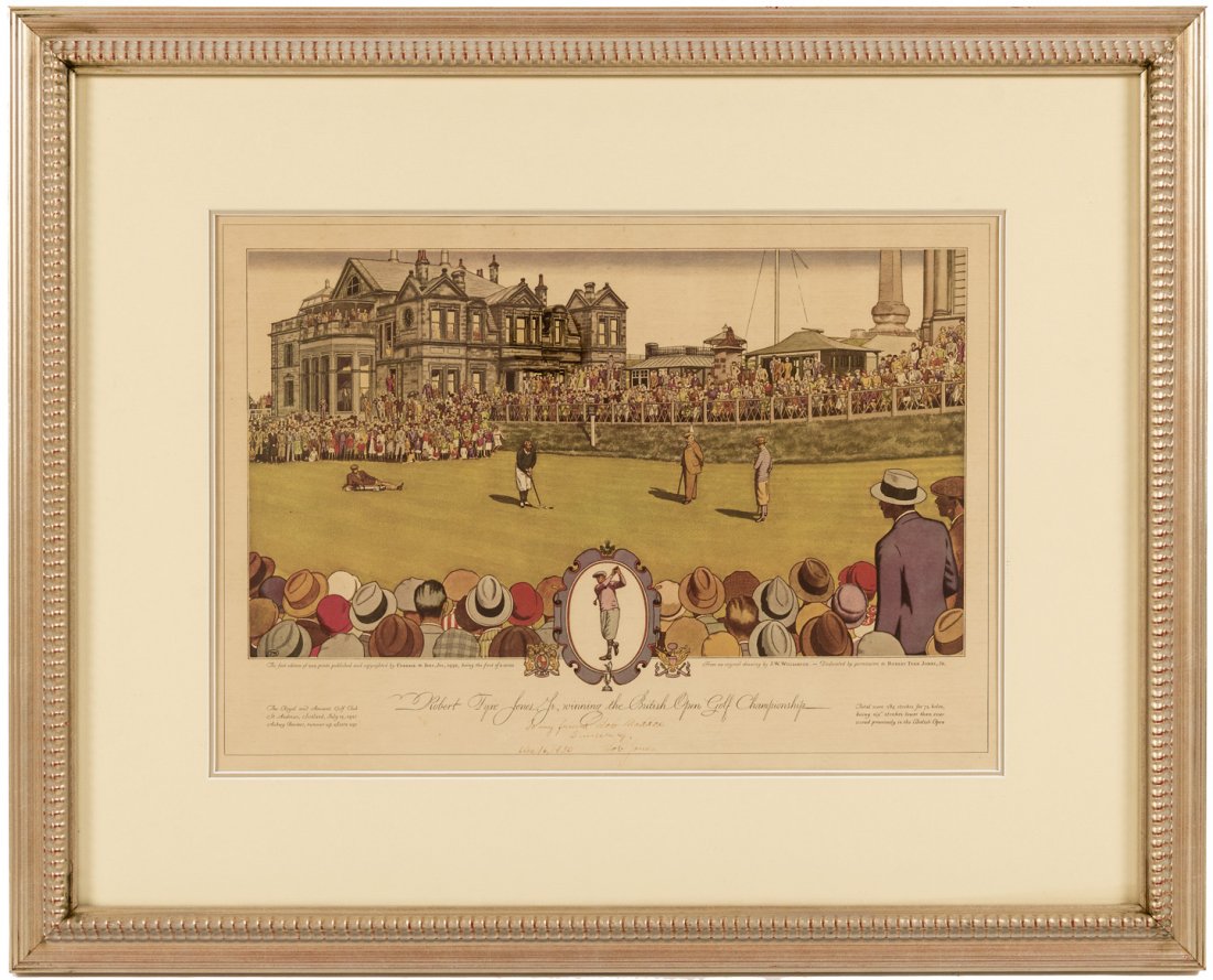 Currier & Ives print of Bobby Jones, signed by him 1930 - Feb 27, 2014 ...