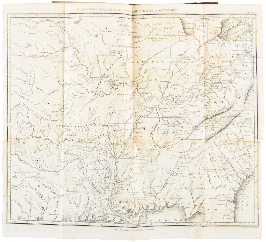 Schoolcraft explores the west 1821 with map