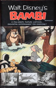 French Walt Disney Bambi Movie Poster