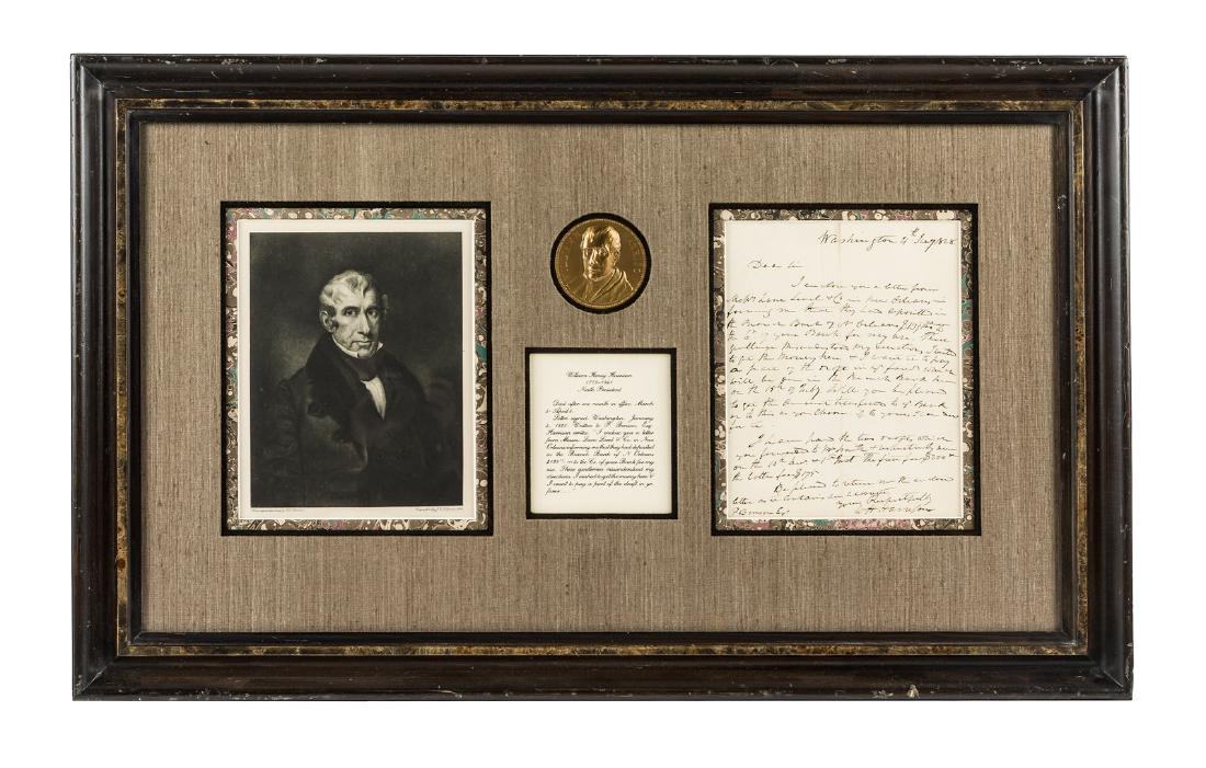 William Henry Harrison Autograph Letter Signed 1828