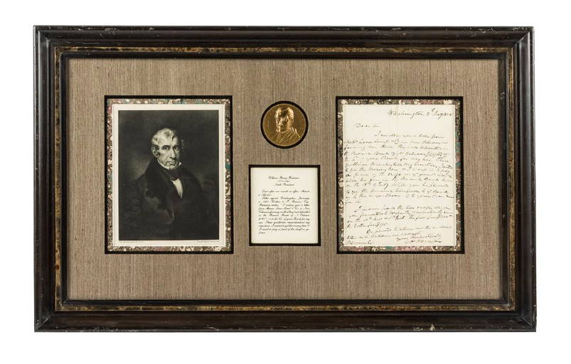 William Henry Harrison Autograph Letter Signed 1828