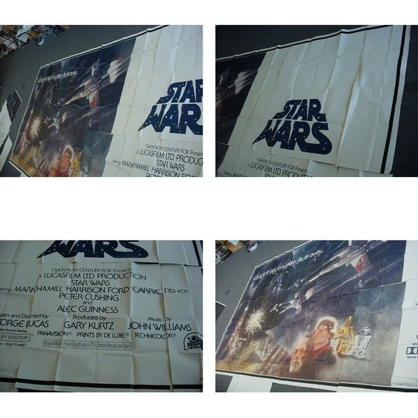323: HUGE STAR WARS 24 SHEET BILLBOARD MOVIE POSTER, 19