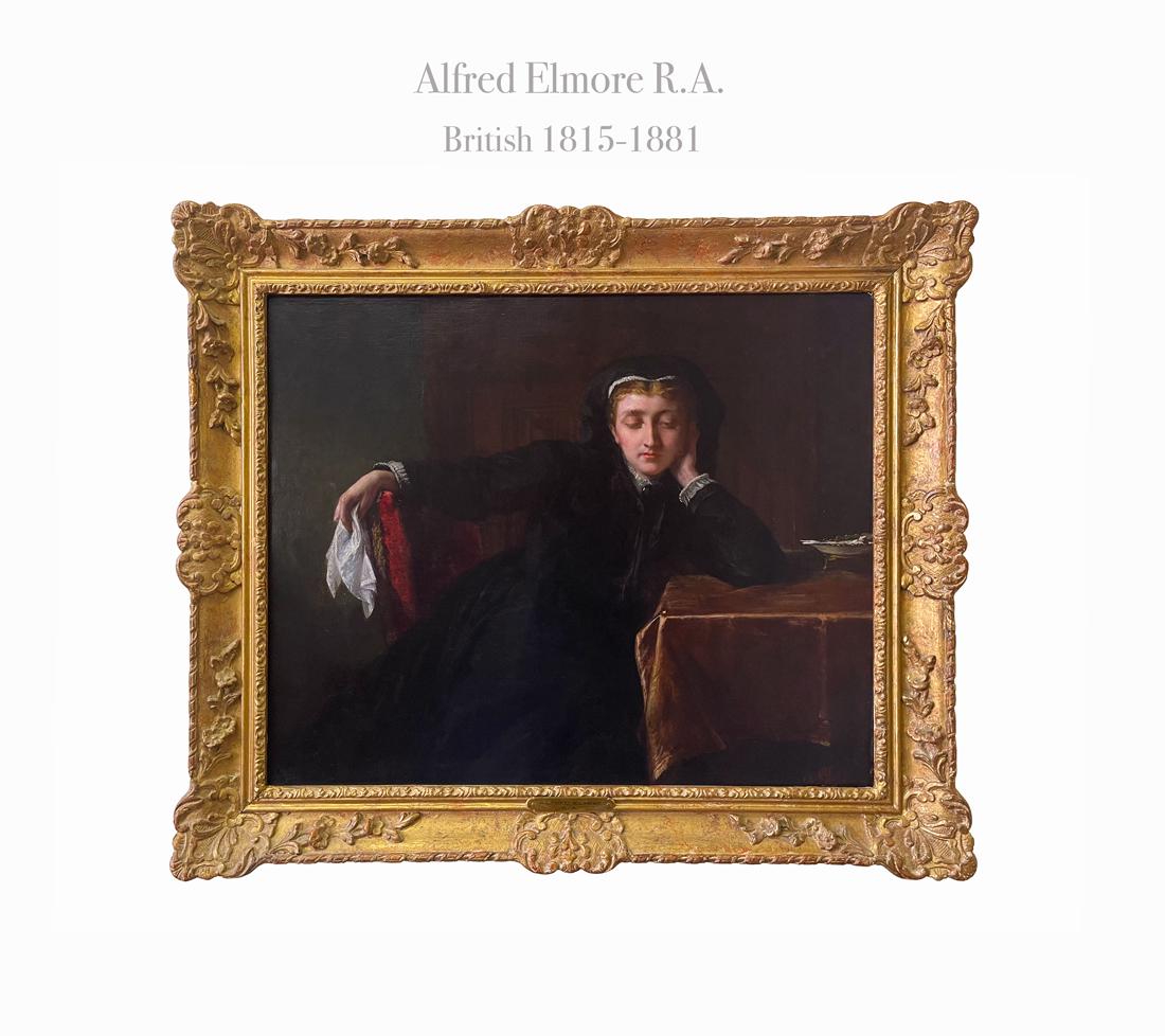 Contemplation, Alfred Elmore (1815-1881) Oil On Canvas - Jun 25, 2021 ...