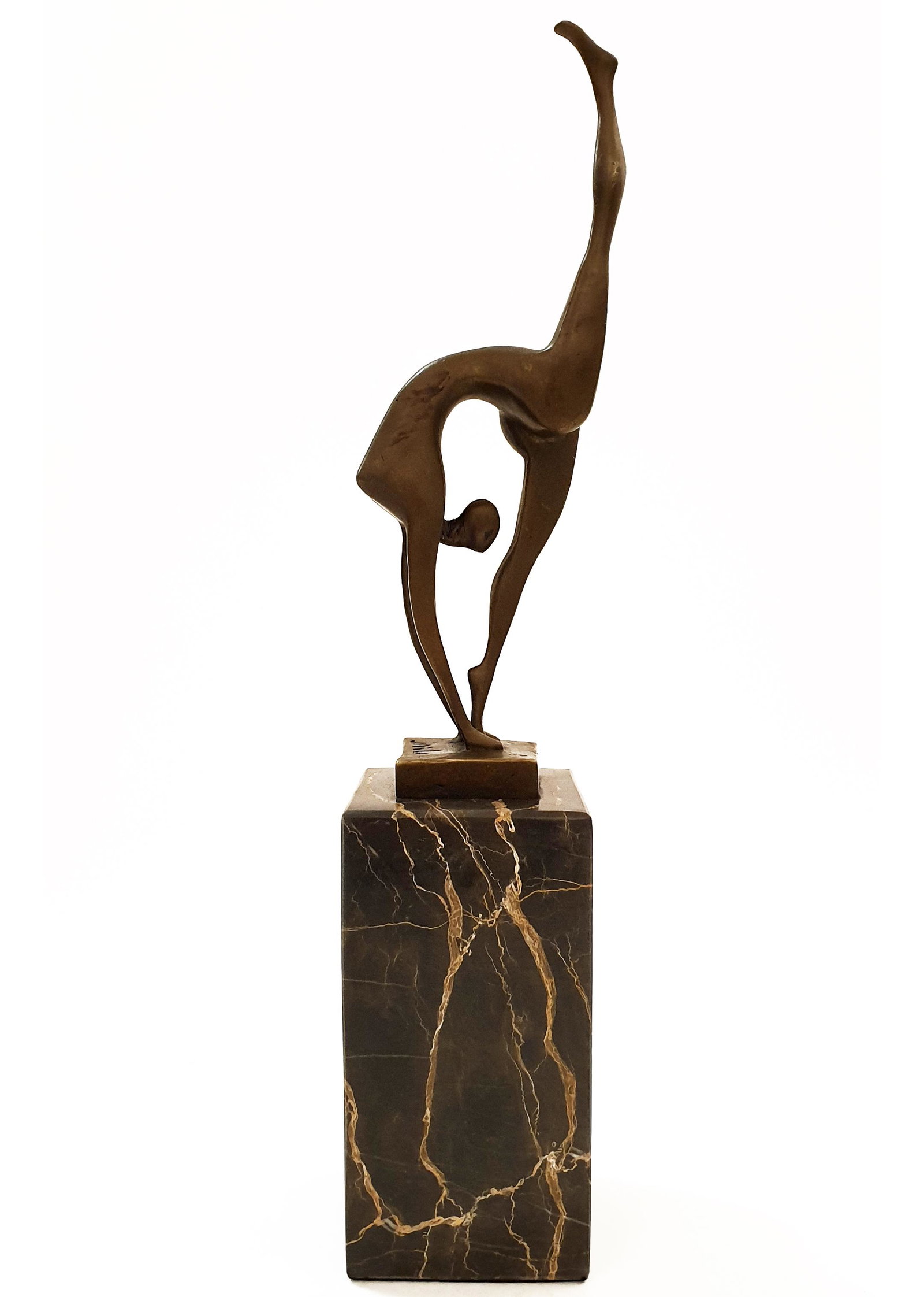 Female Acrobat, A MILO Modern Abstract Bronze statue (#0274) on Jul 18 ...