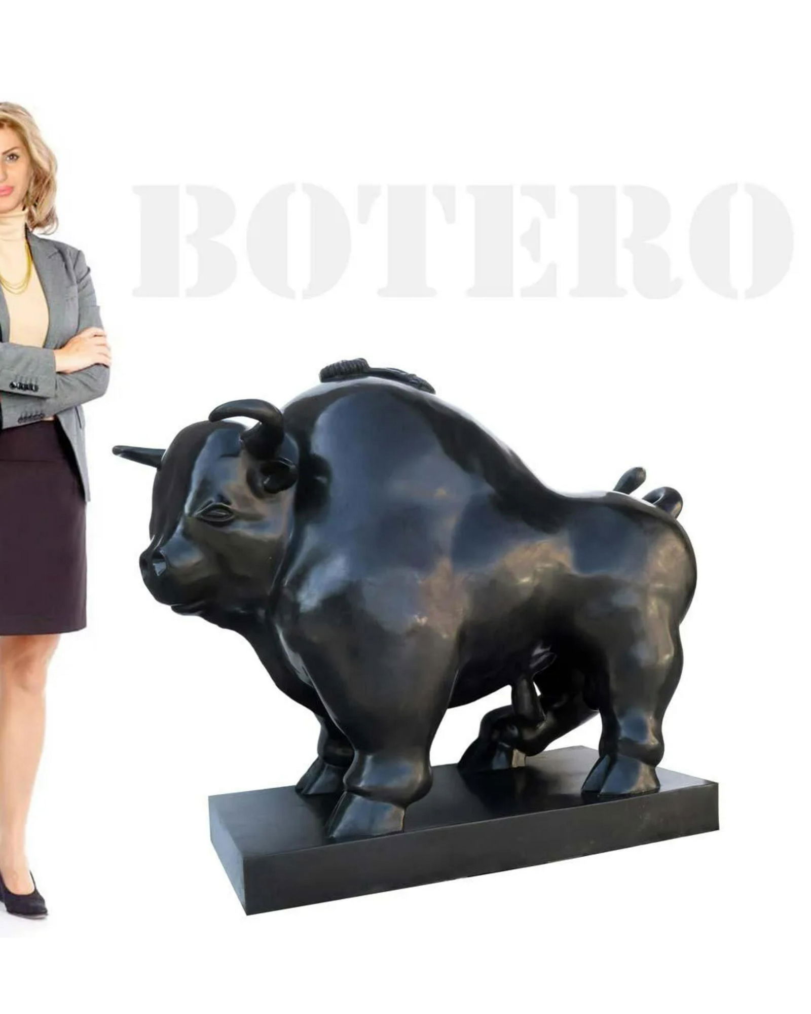 A Monumental BOTERO Fighting Bull Bronze Sculpture - May 28, 2022 ...