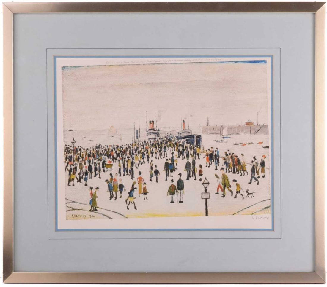 Â€ L.s. Lowry (1887 - 1976), 'ferry Boats', Signed In Pencil, Limited ...