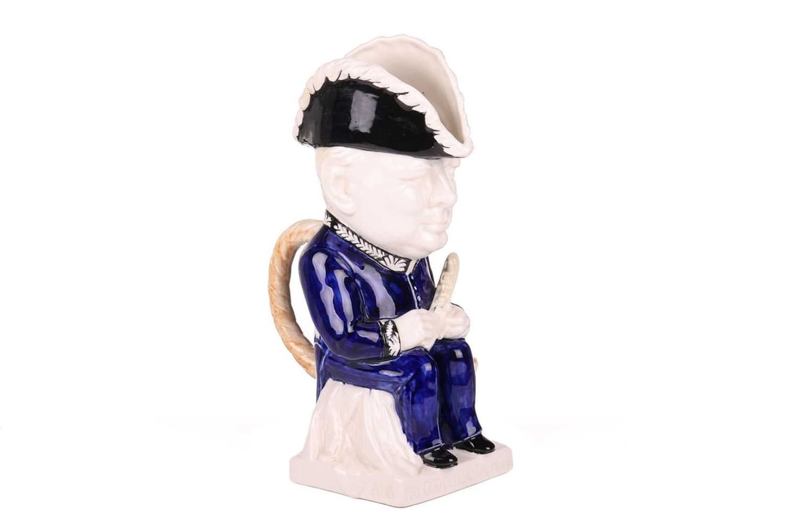 A 1940s Wilkinson Toby Jug Of Winston Churchill, Modelled By Clarice ...