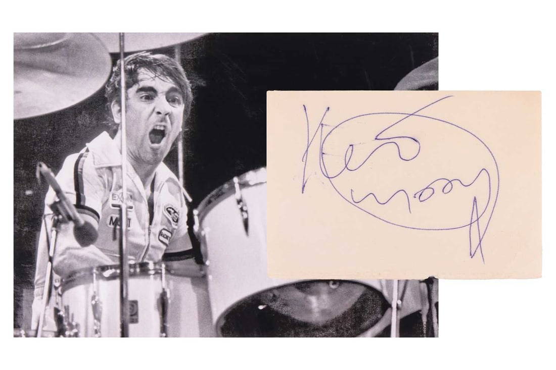 Keith Moon (1946-1978) English Musician And Drummer For The Rock Band The Who, Regarded As One ...