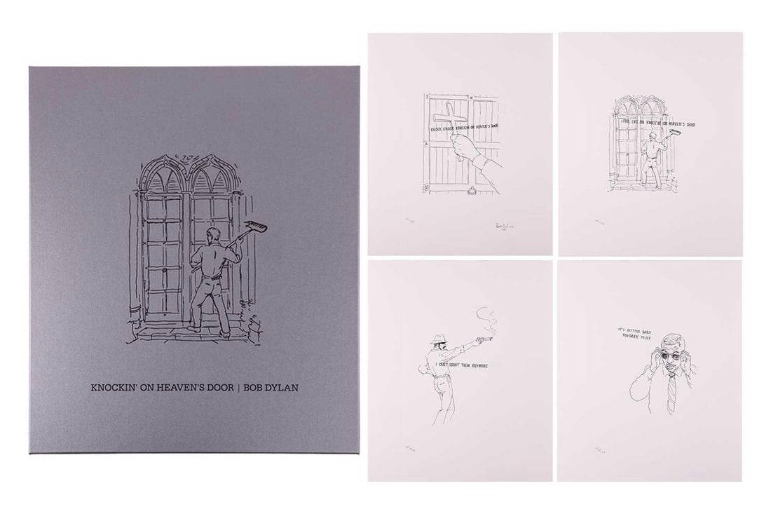 Bob Dylan (american B.1941) Knockin' On Heaven's Door From The Mondo ...