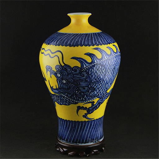 Xuande Handmade Porcelain, Three Claw Dragon Vessel,