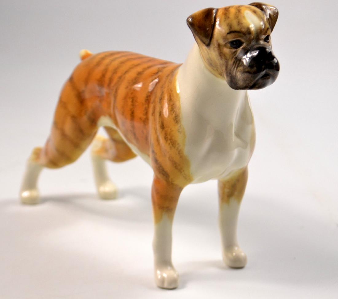 RARE BESWICK Brindle Boxer dog china figurine, no chips