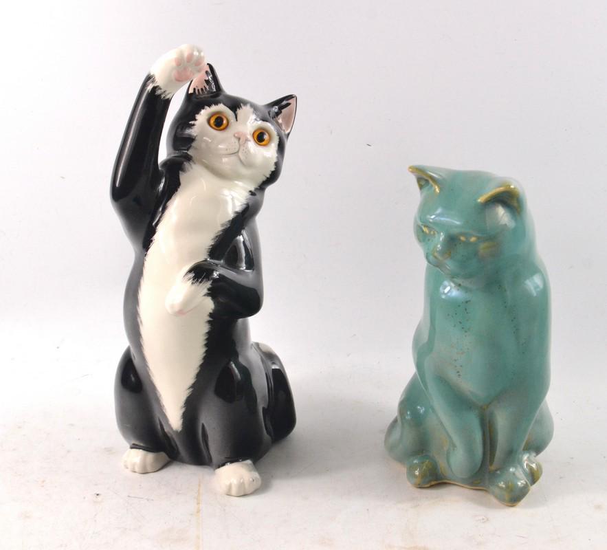 Two Pottery Cats 1