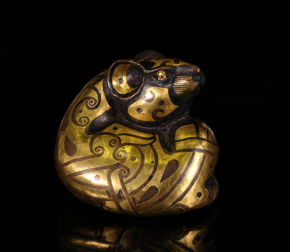 Chinese Antique Bronze Rat