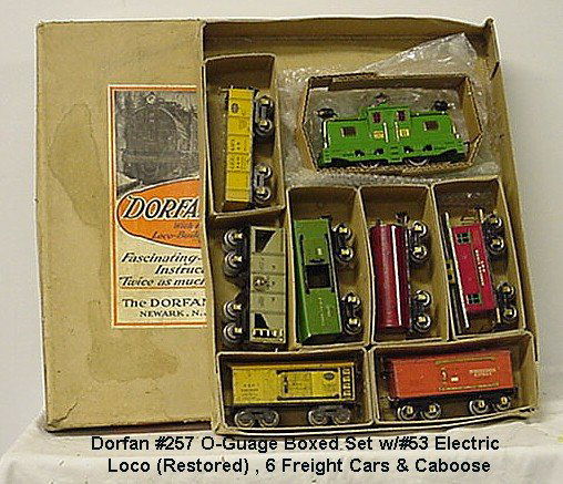 1 Dorfan #257 O Gauge Boxed Set W/53 Electric Loco