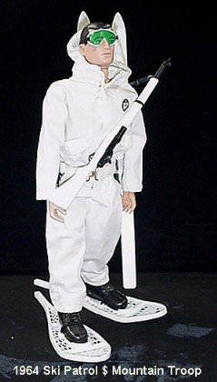 1964 Hasbro Gi Joe Ski Patrol & Mountian Tro
