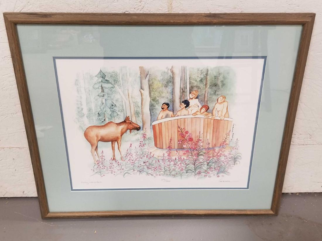 Barbara Lavallee "nosy Neighbor" Print