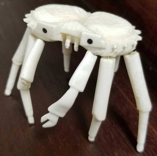 Carved Ivory Standing Crab By Bobby Koezuna
