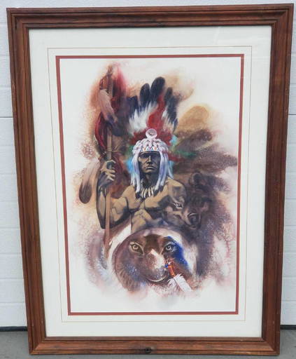 Jay Doolittle (bev Doolittle's Husband) Watercolor