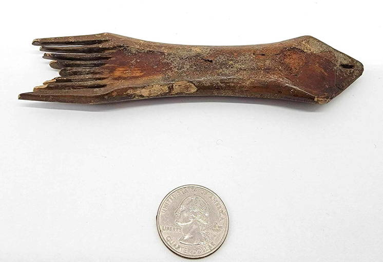 Fossil Walrus Tusk Comb Eskimo Artifact - Nov 20, 2021 | Alaska Premier ...