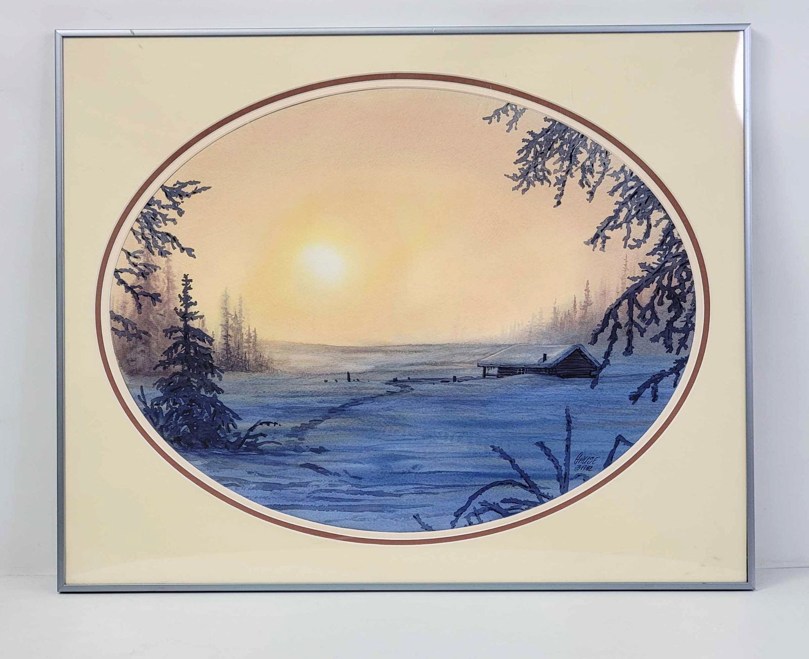 Charles Gause Watercolor Original