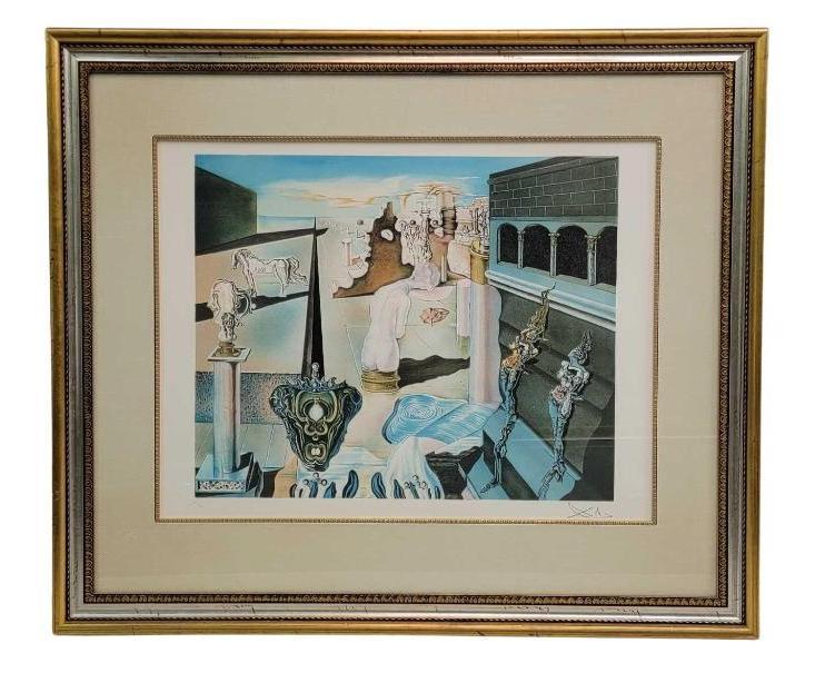 Salvador Dali "invisible Man" Lithograph