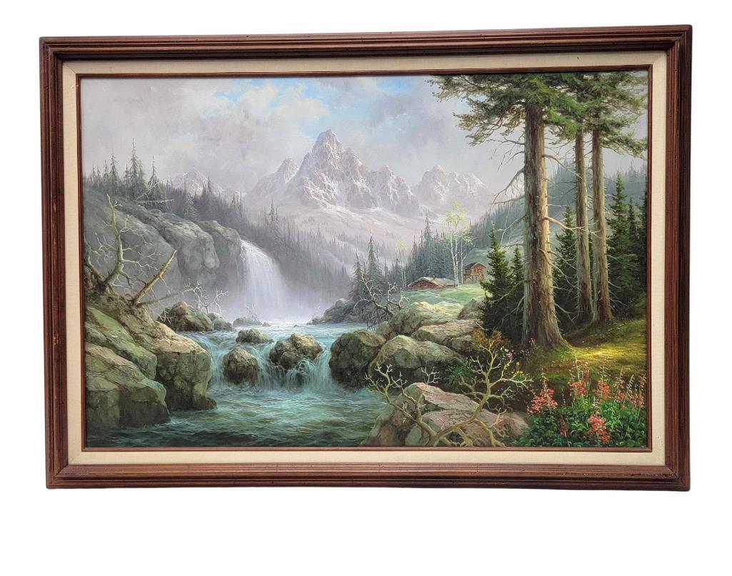 Tok Hwang Landscape Oil Painting