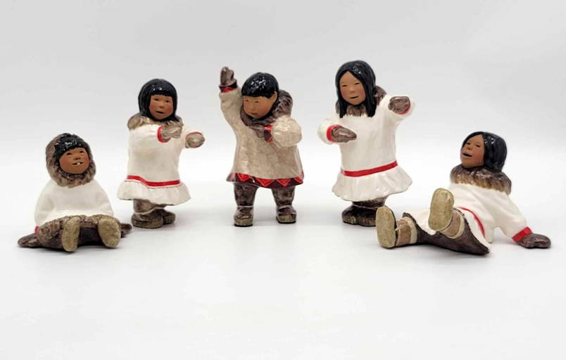 C. Alan Johnson Figurines Of Children
