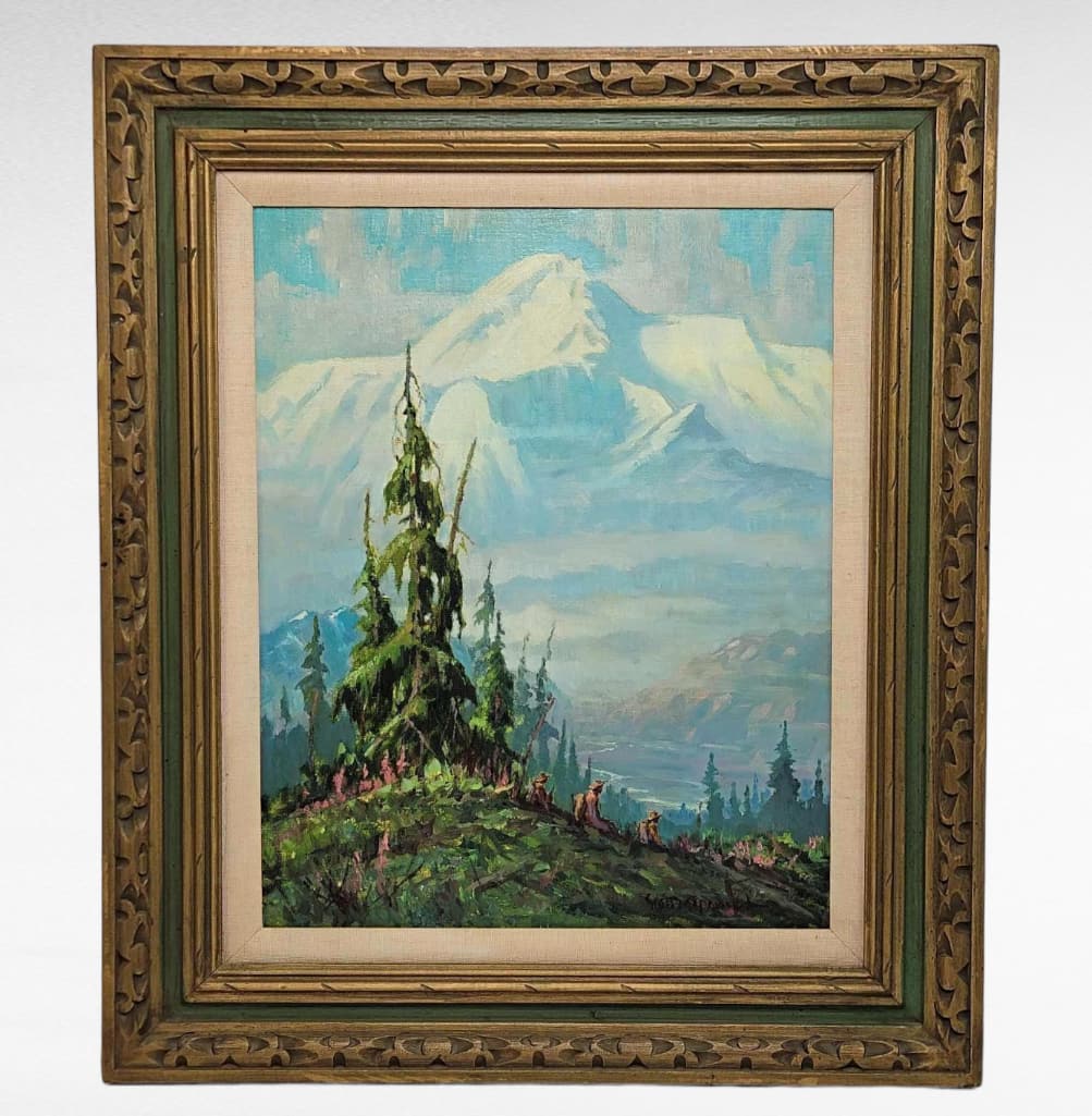 Scott Mcdaniel Denali Painting After Eustace Ziegler Auction