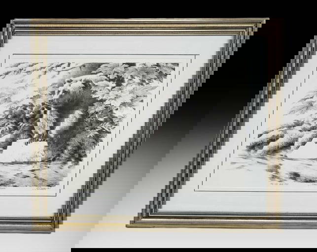 R.t. Wallen "gang Of Four" Stone Lithograph