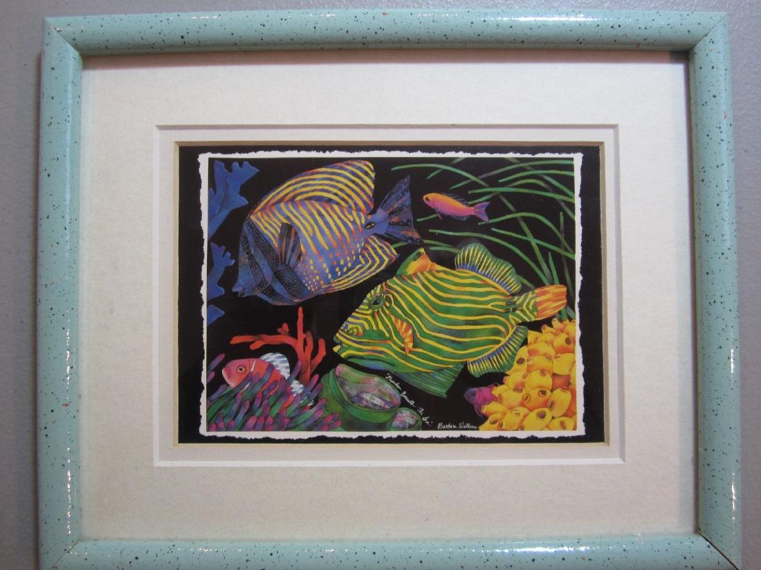 Barbara Wallace "Garden Beneath the Sea" Framed Print
