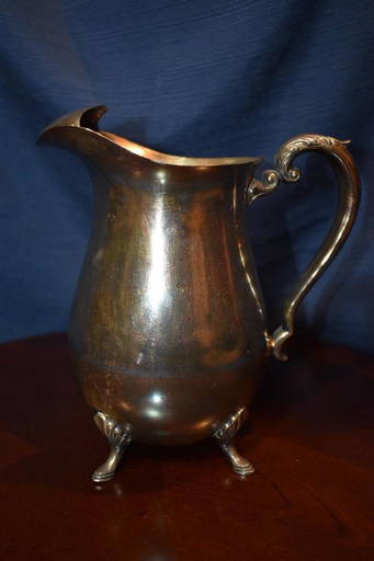 Vintage Silverplate Crescent Pitcher