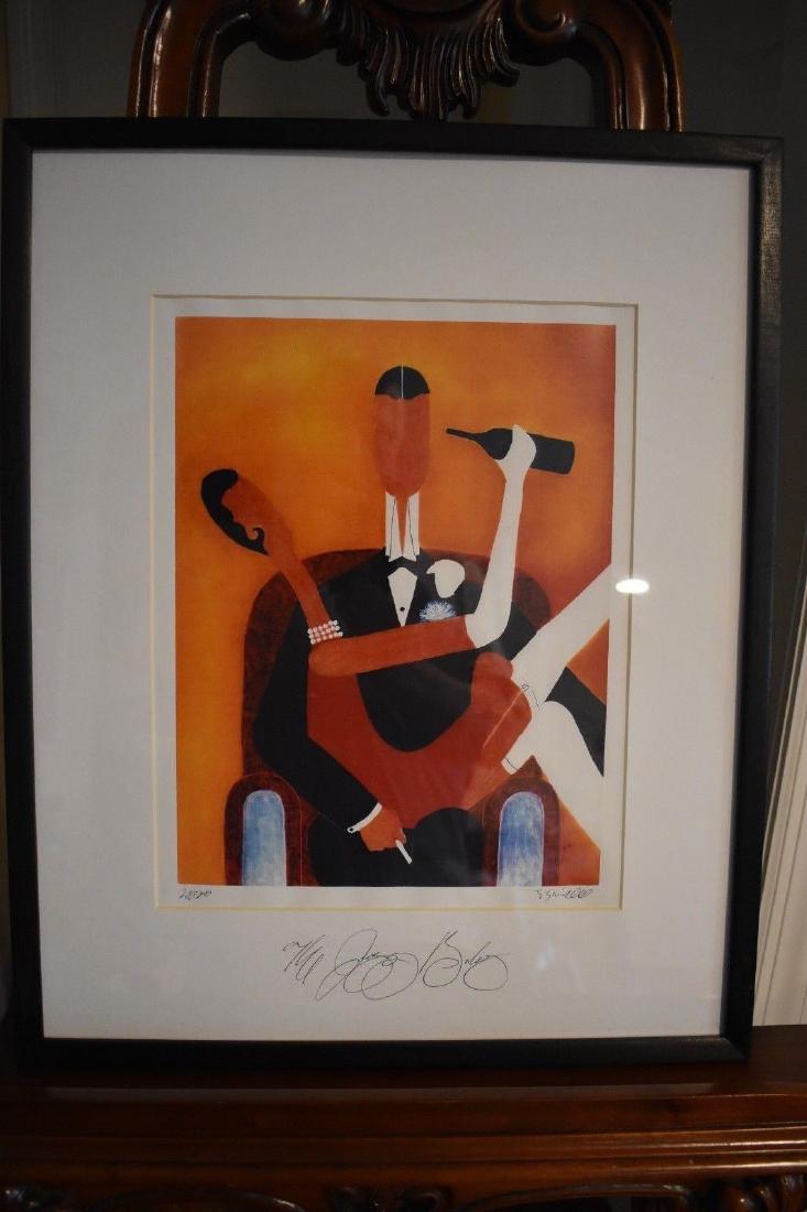 John Swindell Hand-Signed Print - "The Jazz Baby"