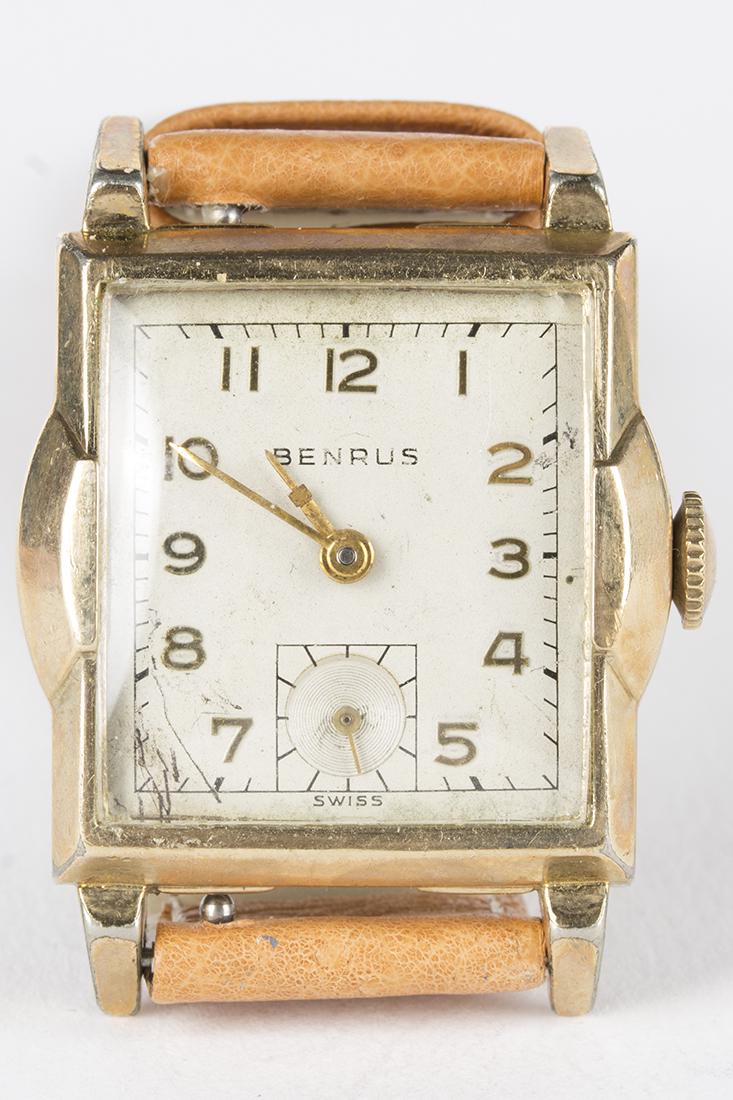 BENRUS Swiss Tank Style Wristwatch