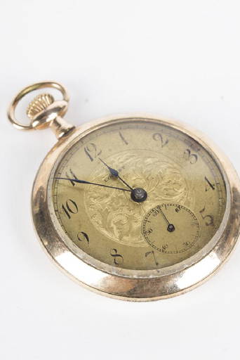 Circa 1920's Swiss Locust C Pocket Watch