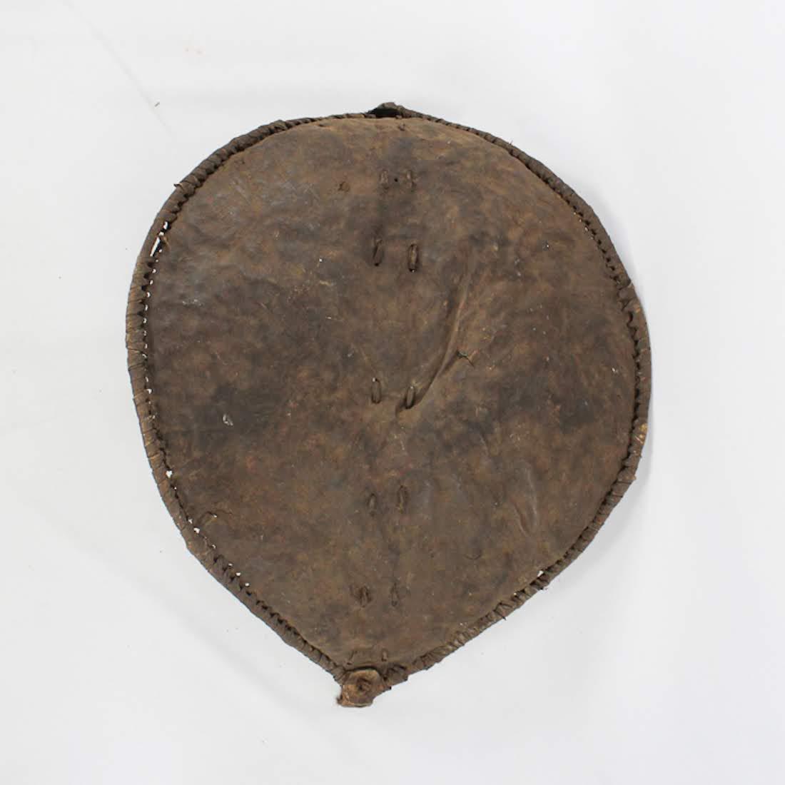 Antique Maasai Buffalo Hide Shield from Tanzania