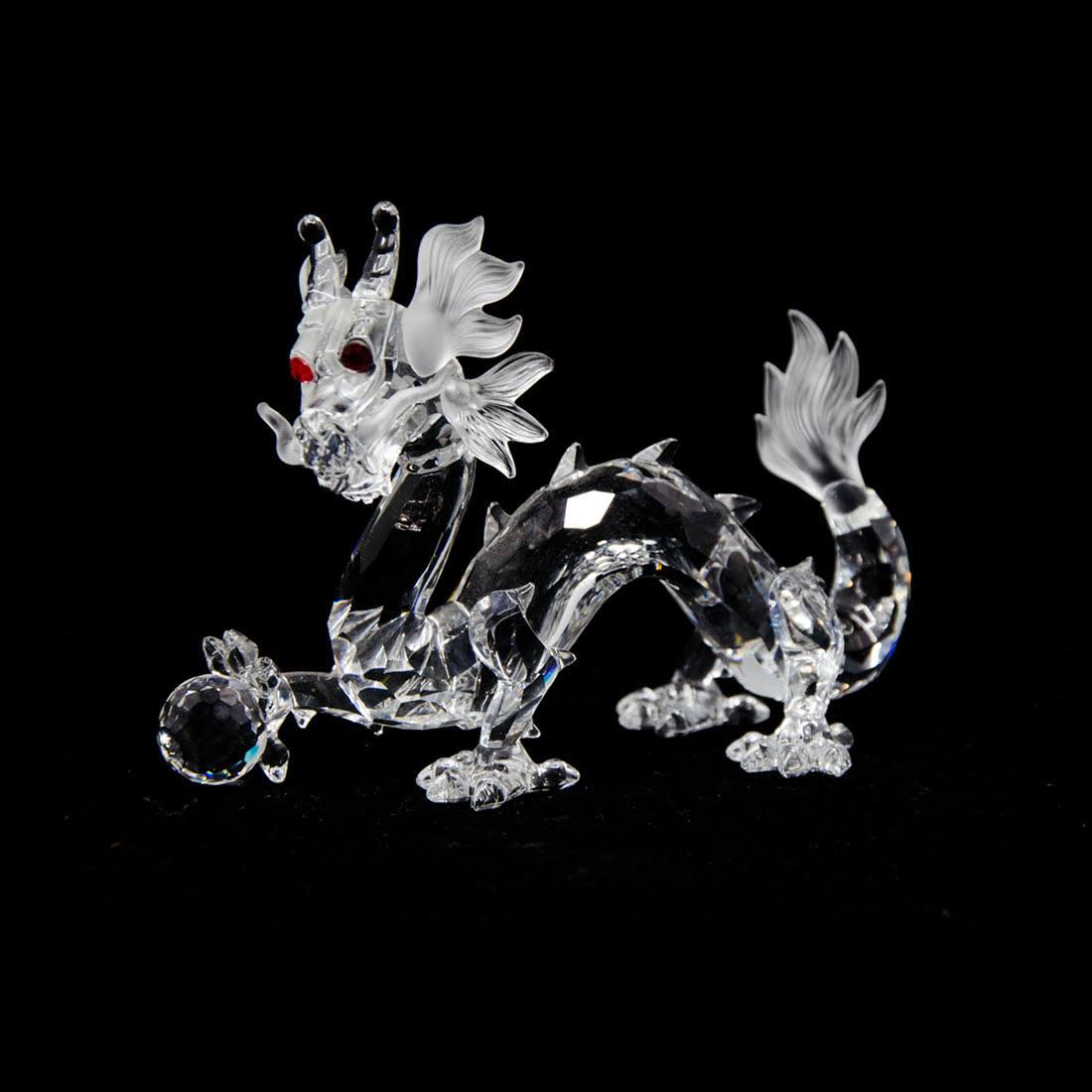 Crystal Chinese Dragon Figurine