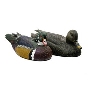 Signed & Numbered Jules Bouillet Duck Decoy
