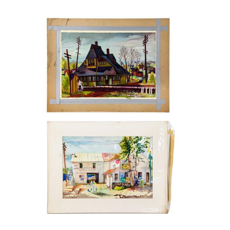 Howard Mandel Cubist Original Watercolor Paintings - Jan 04, 2020 ...