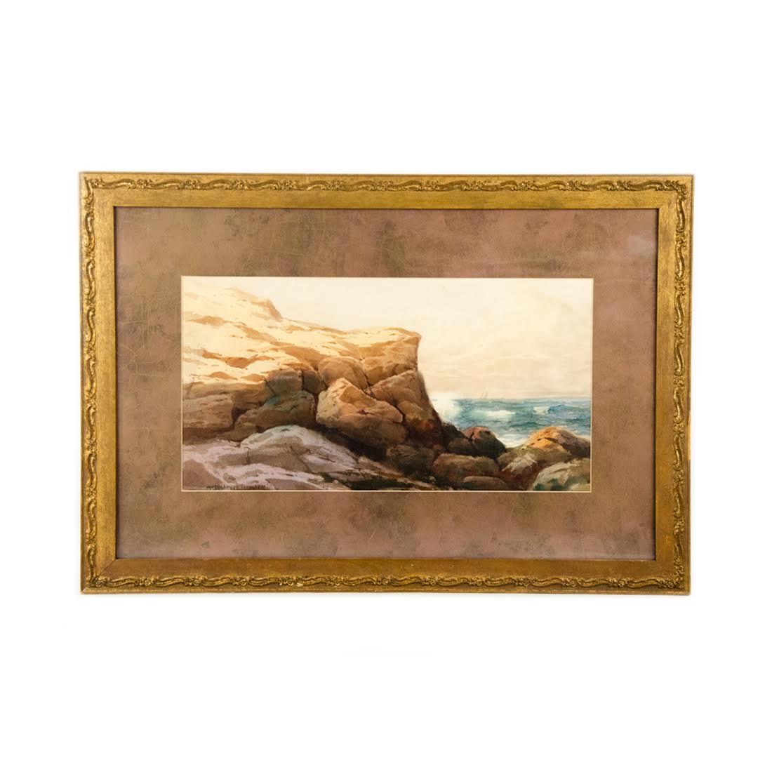 Original W/C North Shore Seascape by Melbourne Hardwick - Apr 04, 2020 ...