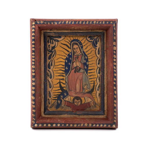 Ramos Filemon 'our Lady Of Guadalupe' Retablo Painting