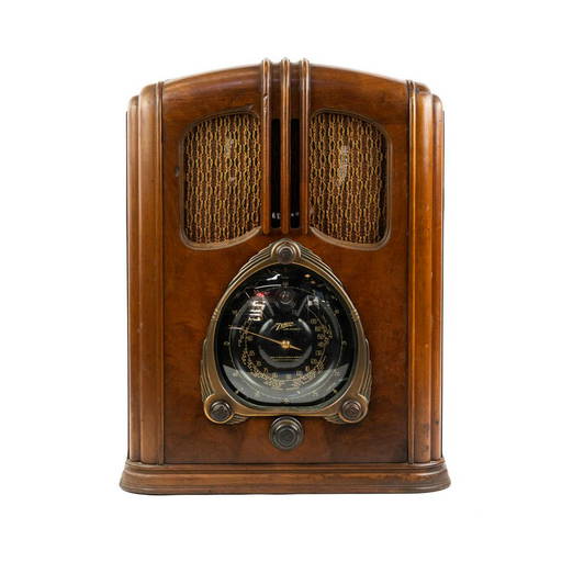 1938 Zenith 'Walton' Long Distance Shutter Dial Radio - Jun 18, 2022 ...