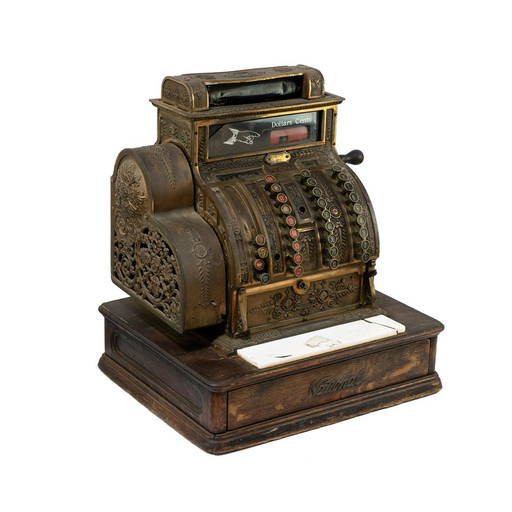 Antique National Cash Register Ncr Model 421