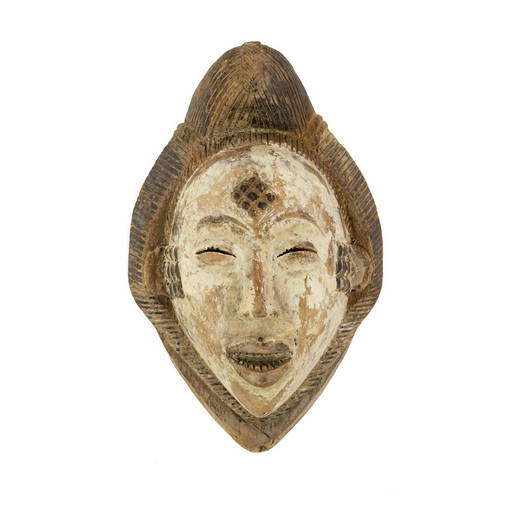 20th C Punu Okuyi Dance Tribal Art Mukudj Mask (#0172) on Jan 21, 2023 ...