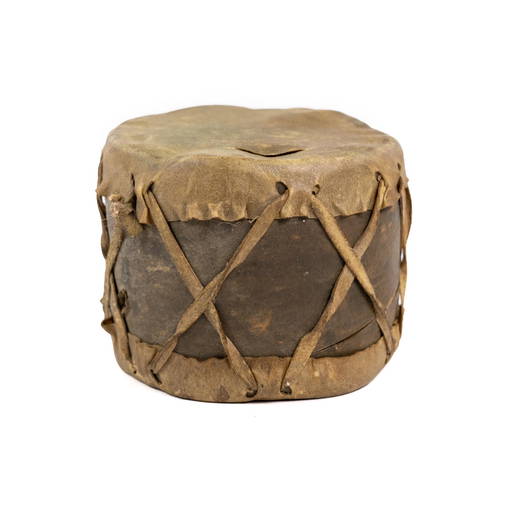 Native American Small Round Wooden Drum (#0205) on Jan 21, 2023 ...
