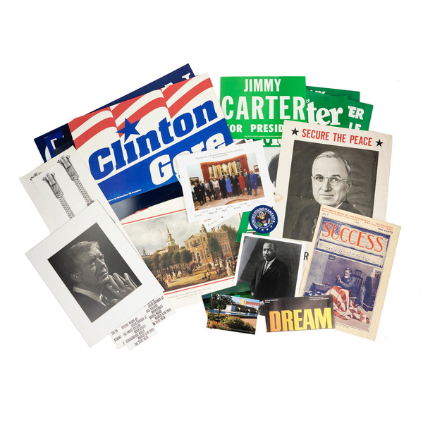 Collection Of Democratic Party Political Paraphernalia
