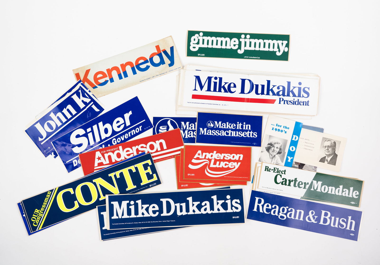 Large Collection Of Political Campaign Bumper Stickers Auction